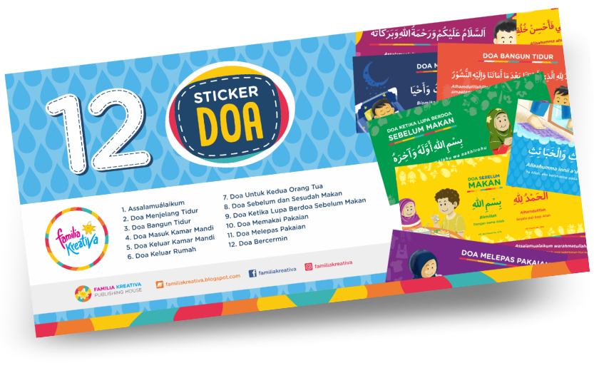 Produk Stiker Doa - Familia Kreativa