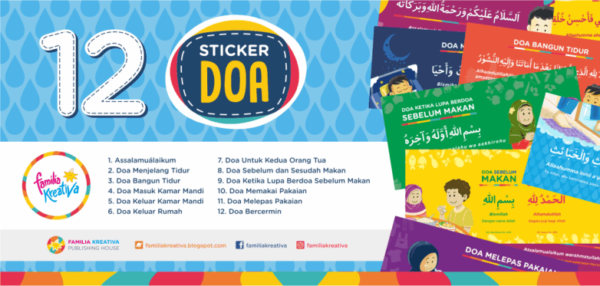 Produk Stiker Doa - Familia Kreativa